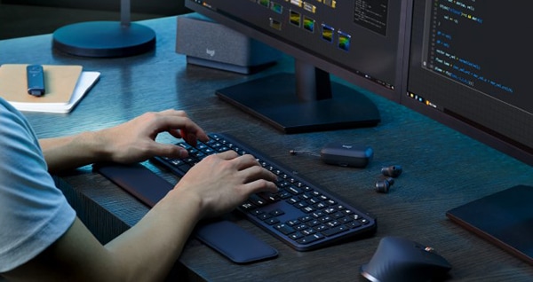 Tastatura Wireless LOGITECH MX Keys S, USB, Bluetooth, US INT, gri