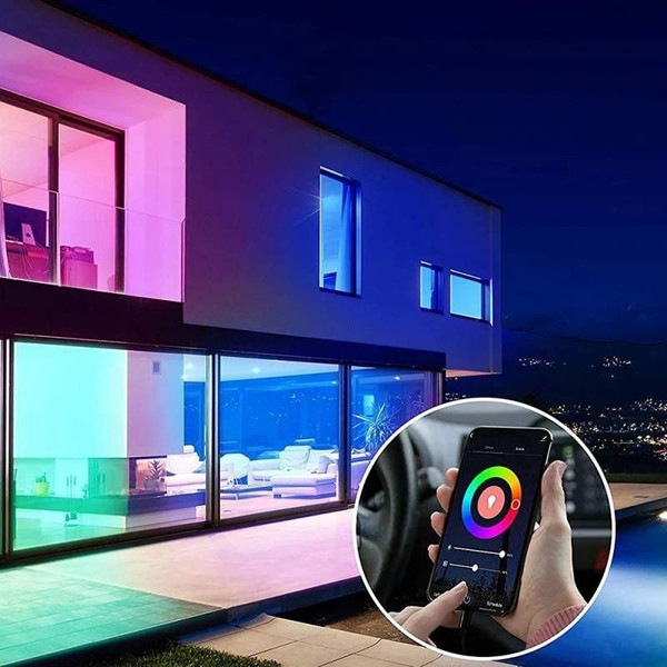 Kit Banda Led Siks 5050 Rgb Wi Fi Exterior Ip65 Control Din Telefon